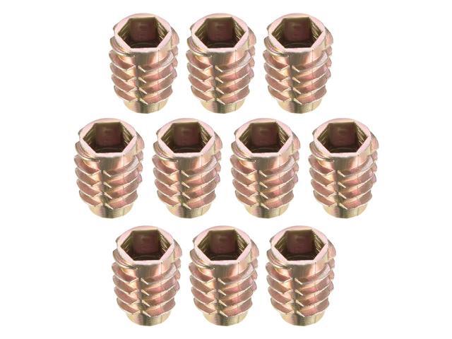 Click here for Threaded Insert Nuts Zinc Alloy Hex-Flush M8 Inter... prices