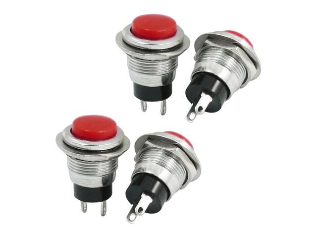 Click here for Unique Bargains 4Pcs Red SPST Type Momentary 12mm... prices