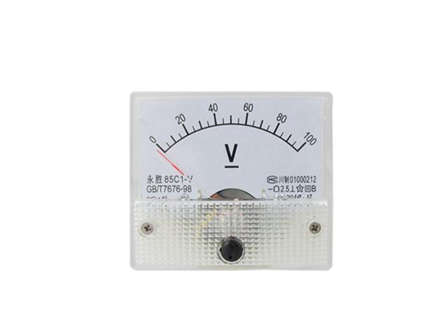 Click here for Unique Bargains Analog 0-100V Volt Voltage Voltmet... prices