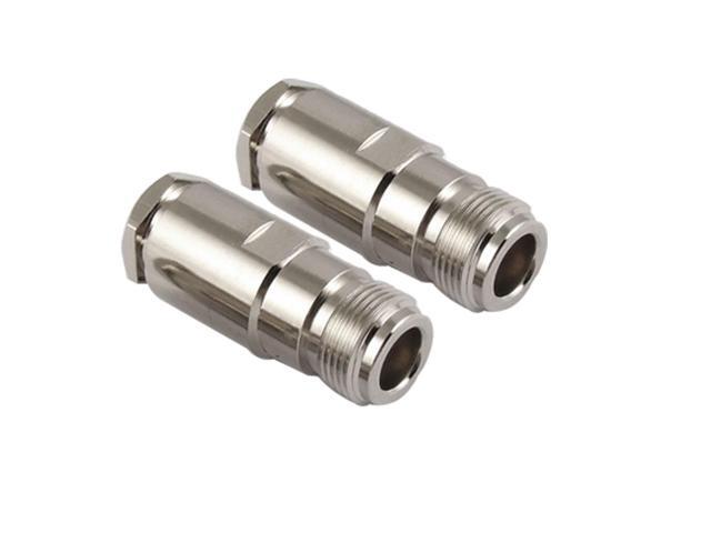Click here for Silver Tone Screw N Type Female RF Coaxial Adapter... prices
