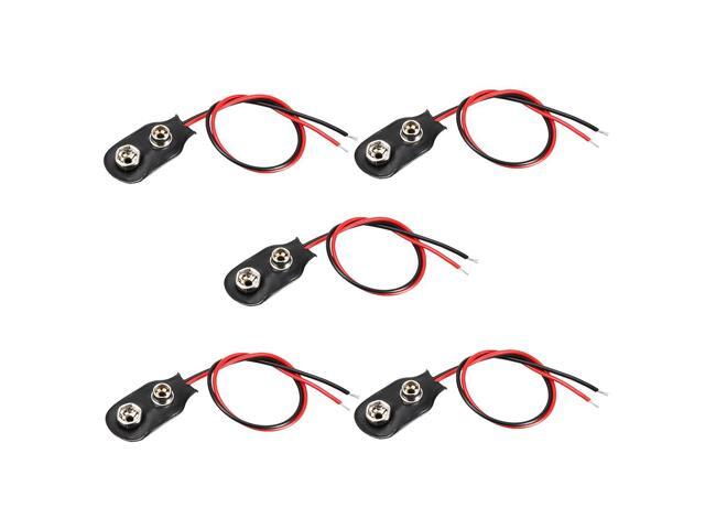 Click here for 5pcs DC 9V Battery Clip I-Type Buckle Connector Fa... prices