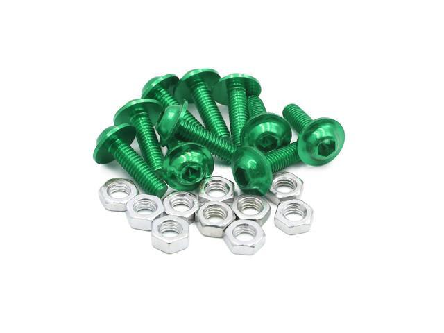 Click here for 10pcs M6 Green Aluminum Alloy Hex Socket Head Moto... prices