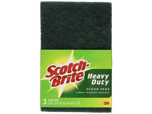 3M Scotch-Brite Heavy Duty Scouring Pad (3 Count) 223-10