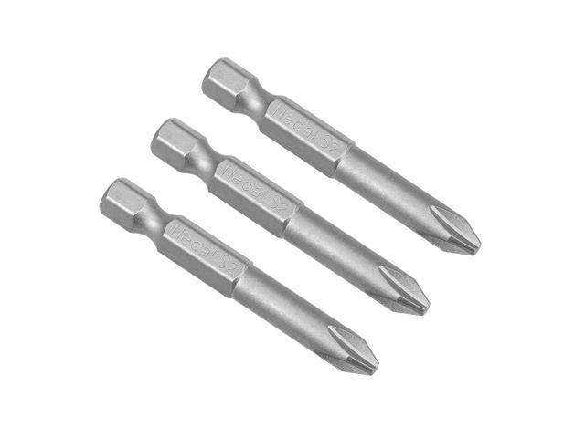 Click here for 3Pcs 1/4-Inch Hex Shank 50mm Length Phillips 6PH2... prices