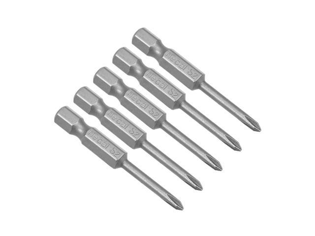 Click here for 5Pcs 1/4-Inch Hex Shank 50mm Length Phillips 3PH0... prices
