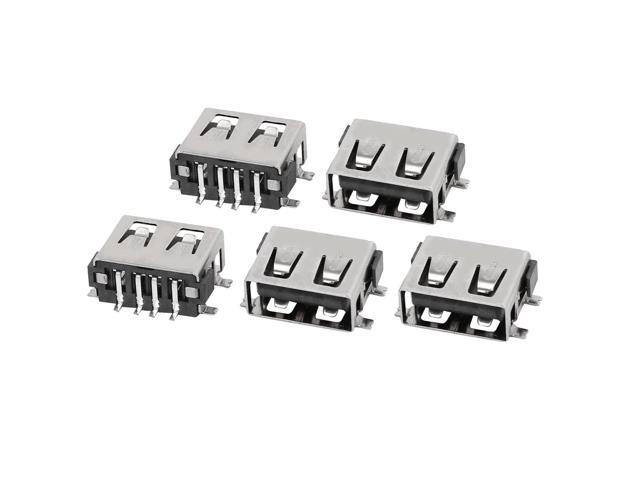 Click here for USB Female Type-A 2.0 Jack 4-Terminal 180 Degree P... prices