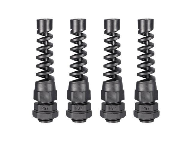 Click here for 4Pcs PG7 Cable Gland Black Waterproof Plastic Join... prices