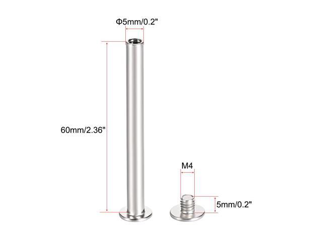 Click here for M4x60mm Round Cross Head Screw Post Binding Leathe... prices