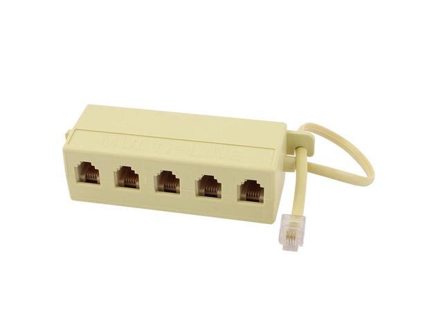 Click here for RJ11 6P4C Male to 5 Female Telephone Extension Cab... prices