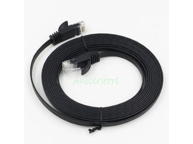 Click here for RJ45 CAT6a Cat6 Flat Ethernet Patch Network Lan Ca... prices