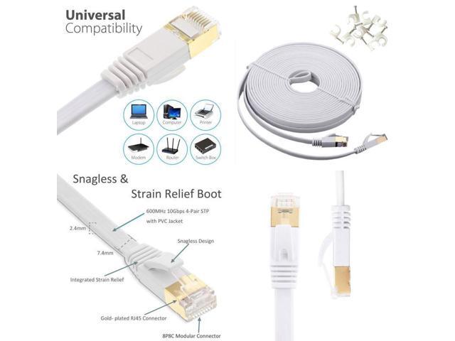 Click here for 3.3FT/6.6FT/10FT/15FT/33FT/49.2FT CAT7 10 Gigabit... prices