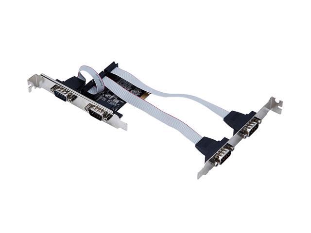 Click here for PCI Express PCI-E 1X to 4 ports RS232 DB9 COM Seri... prices