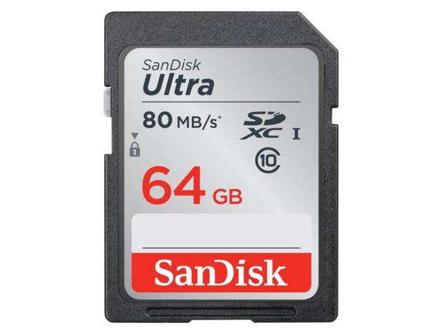 Click here for SanDisk Ultra 64GB 64G 64G SD SDHC 80MB/S Class 10... prices