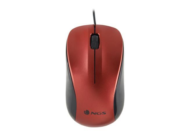 Click here for NGS Wired Optical Mouse 1200 DPI - Crew Red prices