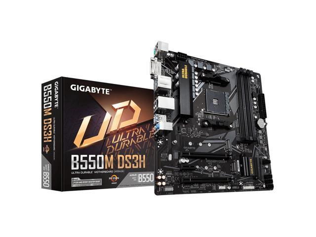Click here for GIGABYTE B550M DS3H AM4 Micro ATX AMD Motherboard prices