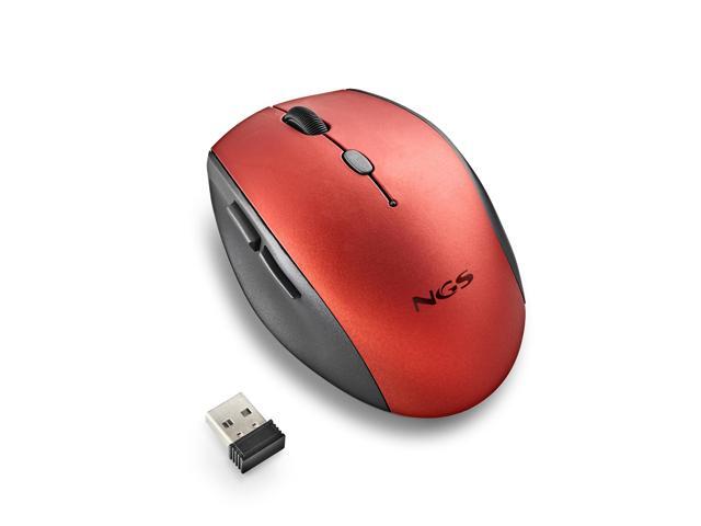 Click here for NGS Bee Wireless Ergonomic Silent Mouse  Red prices