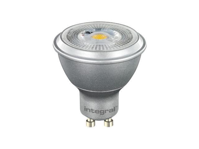 Click here for Integral LED GU10 6.8W Dimmable Spotlight - Silver prices