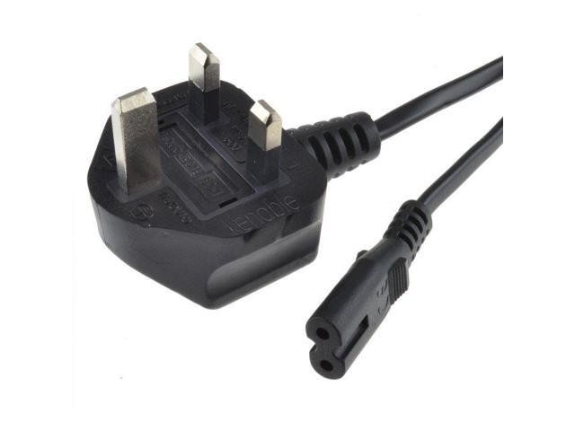 Click here for UK Mains to Figure 8 C7 2m Black Power Cable prices