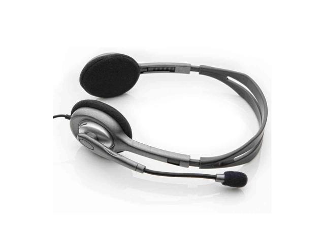 Click here for Logitech H111 Binaural Stereo Headset - Grey prices
