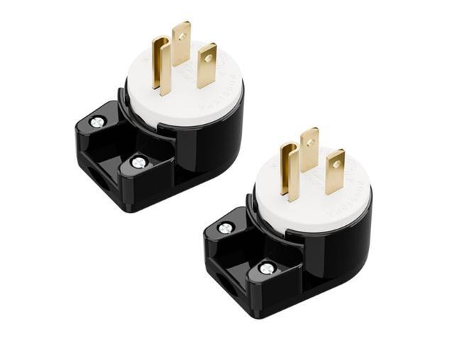 Click here for (2 Pack) US NEMA 5-15P Plug US Grounded Power DIY... prices