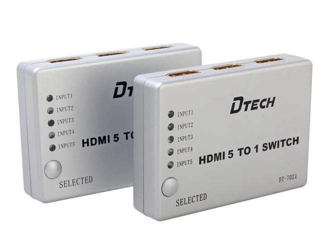 Click here for DTECH DT-7021 5-to-1 HDMI Video Switch with Remote... prices