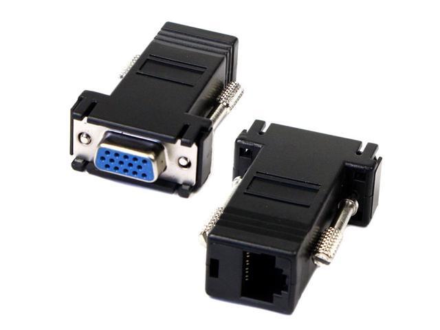 Click here for VGA Female to RJ45 Female converter adapter connec... prices