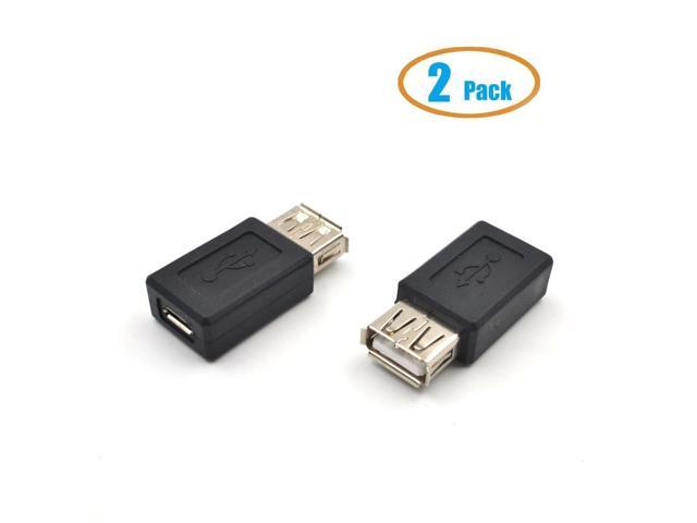Click here for 2 Pack USB 2.0 A Female to USB Micro Female Adapte... prices