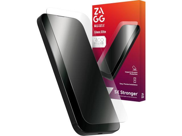 ZAGG Glass Elite Scratch Resistant Glossy Screen Protector for iPhone 16/15-5X