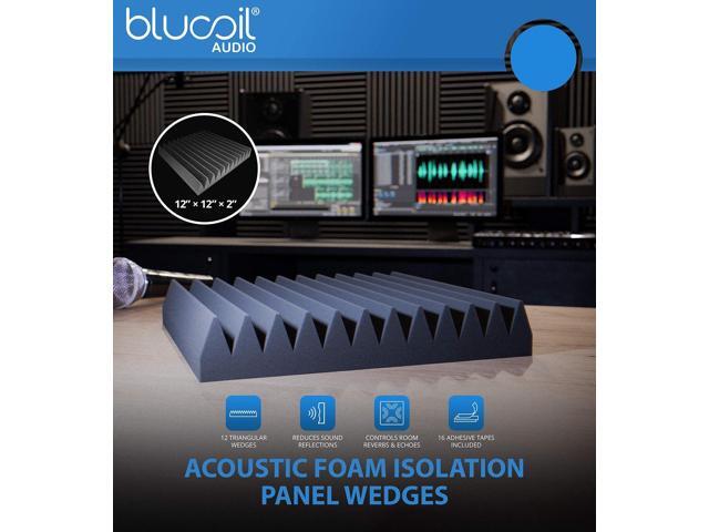 Click here for Blucoil Acoustic Foam Isolation Panels  4 Pack  We... prices