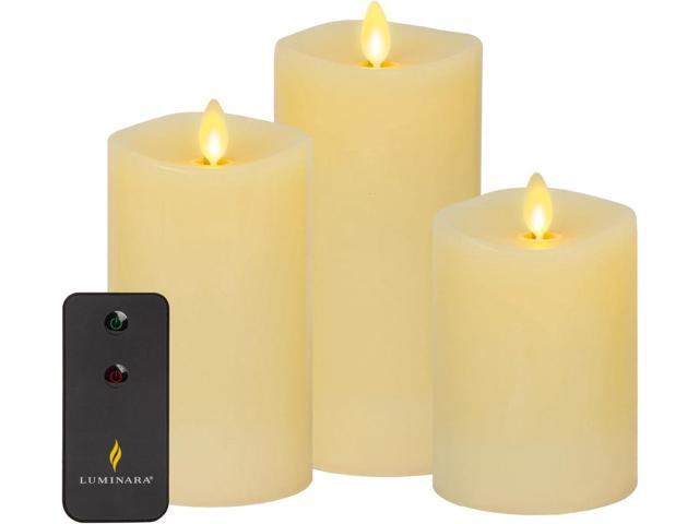 Click here for Luminara Realistic Flameless LED Pillar Candles wi... prices