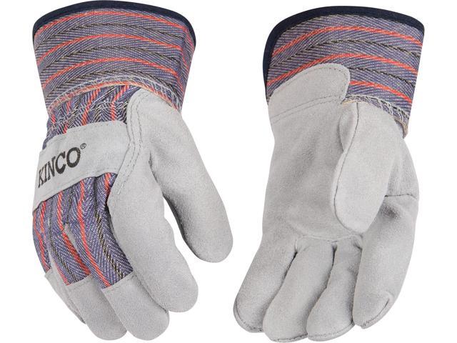 Click here for Kinco Suede Cowhide Gloves with Safety Cuff  Gray... prices