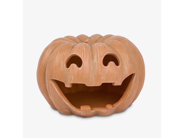 Click here for Luminara Jack-o-Lantern Resin Pumpkin Tealight Hol... prices
