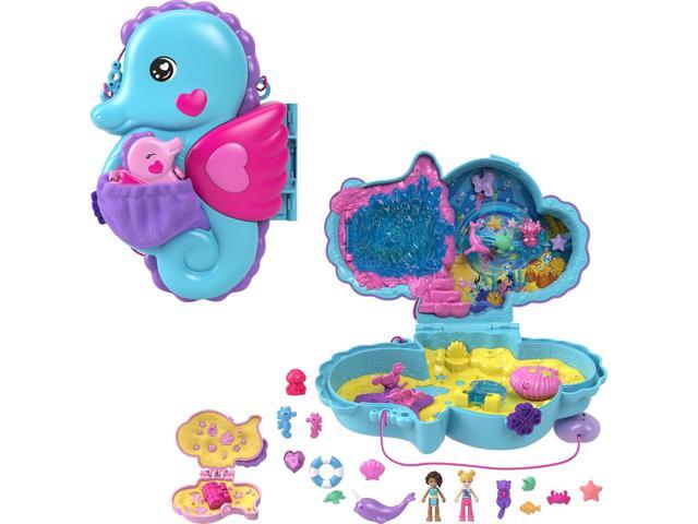 Click here for Polly Pocket Seahorse Wearable Purse & Animal Toy... prices