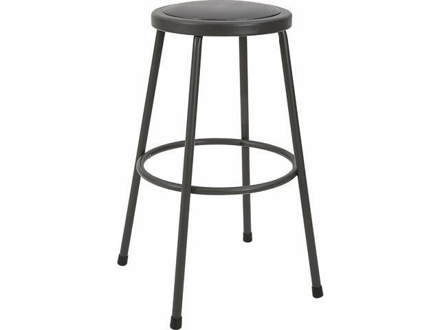 Click here for Lorell Metal Shop Stool with Vinyl Seat  Round Fra... prices