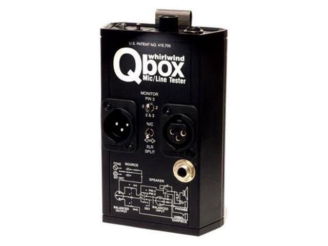 Click here for Whirlwind Qbox REV 2 Mic and Line Tester prices