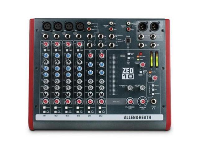 Click here for Allen & Heath ZED10 10 Channel USB Mixer prices