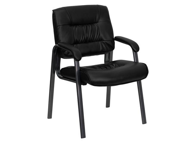 Click here for Black LeatherSoft Executive Side Reception Chair w... prices