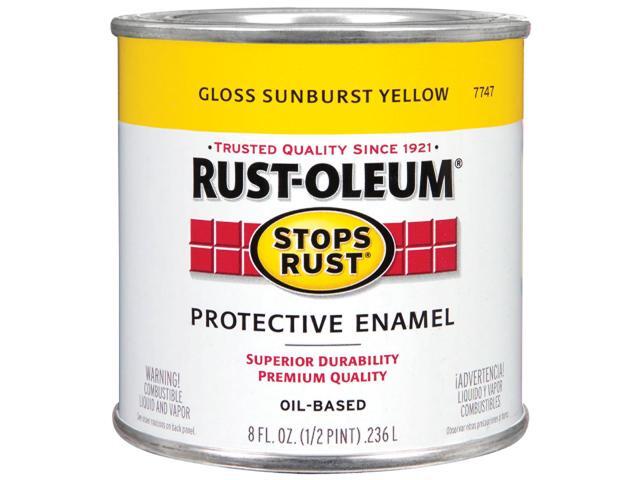 Click here for Rustoleum Half Pint Gloss Sunburst Yellow Oil Base... prices