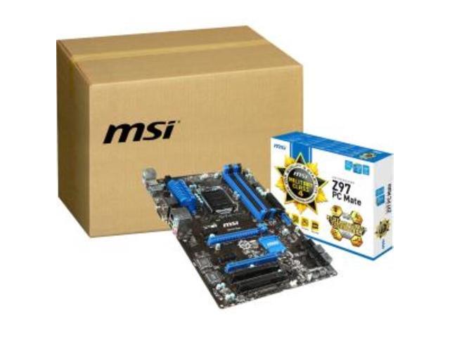 Click here for MSI Z97 PC MATE Desktop Motherboard - Intel Z97 Ex... prices
