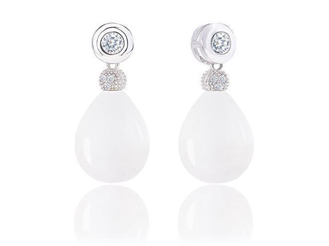 Click here for 18k Gold Plated White Shell Pearl with Cubic Zirco... prices