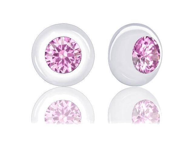 Click here for 18k Gold Plated Bezel Cubic Zirconia Solitaire Stu... prices