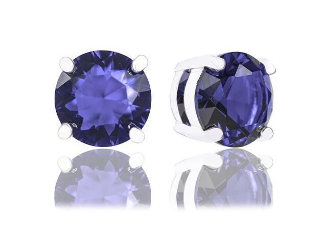 Click here for 18k Gold Plated Round Cubic Zirconia Solitaire Stu... prices