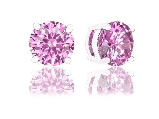 Click here for 18k Gold Plated Round Cubic Zirconia Solitaire Stu... prices