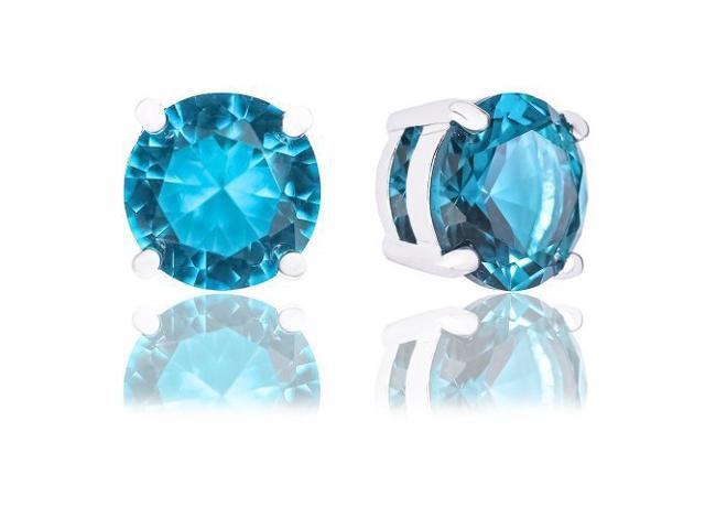 Click here for 18k Gold Plated Round Cubic Zirconia Solitaire Stu... prices