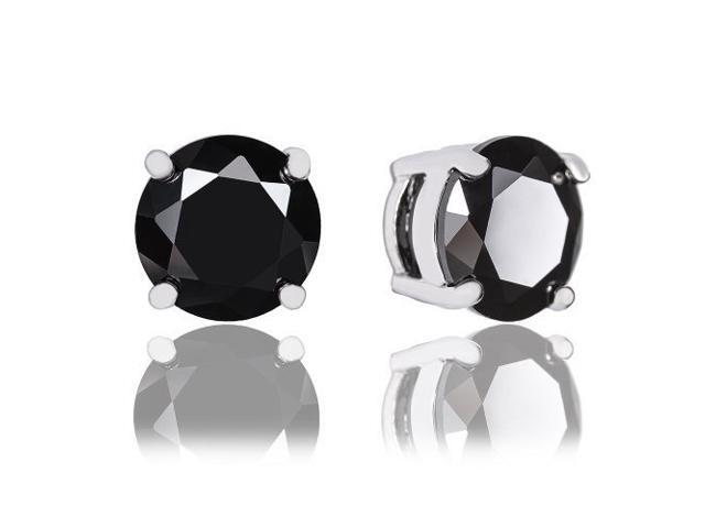 Click here for 18k Gold Plated Round Cubic Zirconia Solitaire Stu... prices