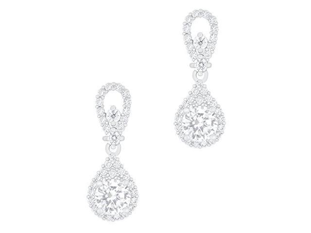 Click here for 18k Gold Plated Solitaire Cubic Zirconia Accent Ha... prices