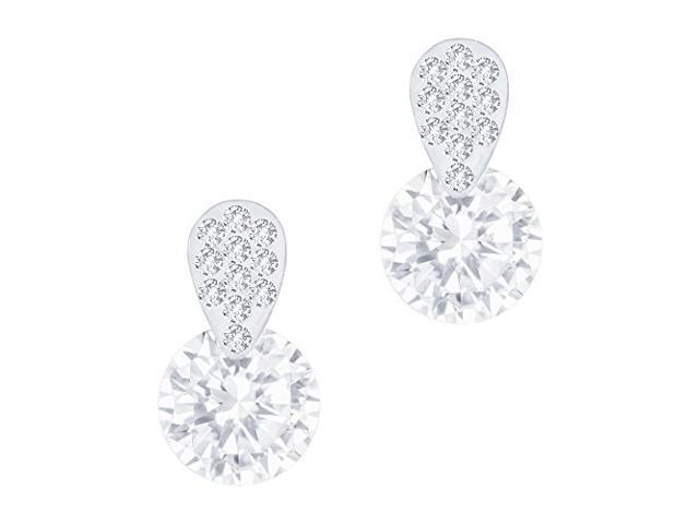 Click here for 18k Gold Plated Cubic Zirconia Accent Solitaire Dr... prices