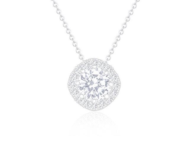 Click here for 18k White Gold Plated Cubic Zirconia Cushion Shape... prices