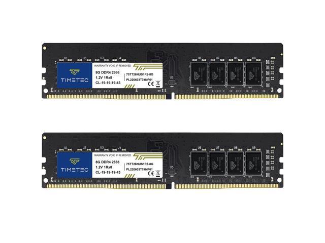 Click here for Timetec 16GB KIT(2x8GB) DDR4 2666MHz PC4-21300 Unb... prices
