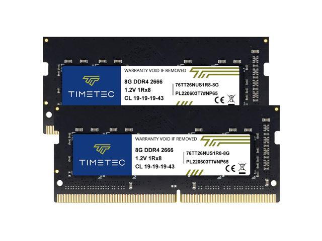 Click here for Timetec 16GB KIT (2x8GB) DDR4 2666MHz PC4-21300 Un... prices